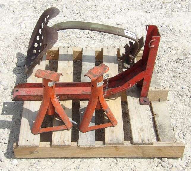 R-744 Implement Seat & Jack Stands - Pickett Auction Service