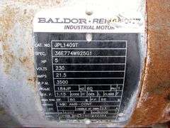 U-984 Berkeley Pump & Baldor Motor - Pickett Auction Service