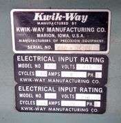 U-1096 Kwik-Way Head Surfacer - Pickett Auction Service