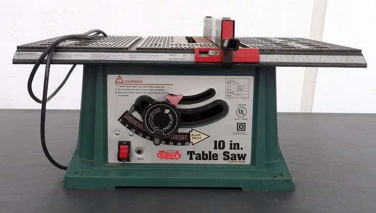 U-1462 Collins Table Saw - Pickett Auction Service