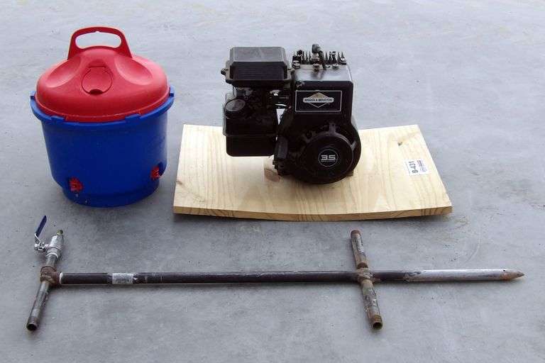 B-431 Motor + Gopher Gasser + Feeder - Pickett Auction Service