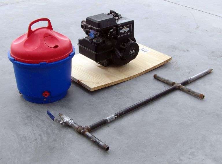 B-431 Motor + Gopher Gasser + Feeder - Pickett Auction Service