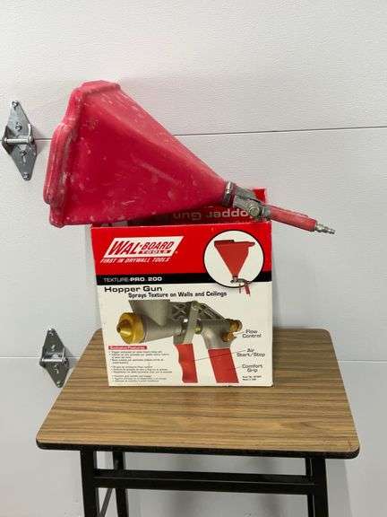 Preowned Wal-Board Tools Drywall Hopper Texture Gun Made in the USA ...