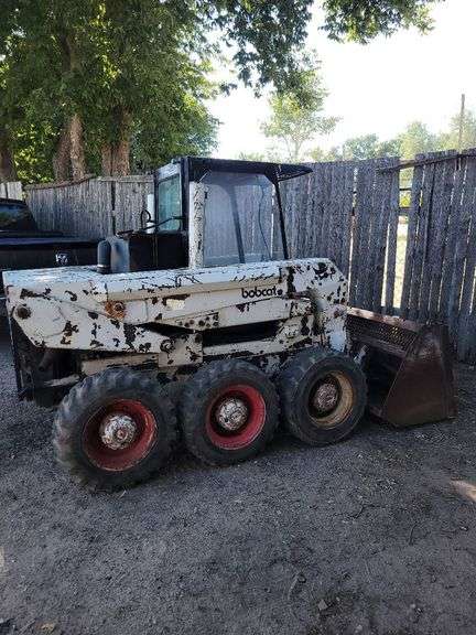 1990 MELROE/BOBCAT 6 WHEEL SKID STEER - Peak Auto Auctions