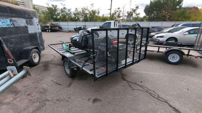 - TRAILER SINGLE AXLE RAMP TRAILER - Peak Auto Auctions