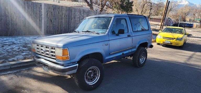 1990 FORD BRONCO II - Peak Auto Auctions