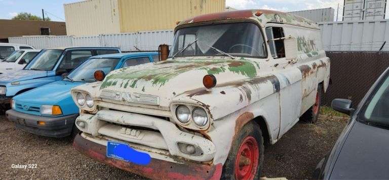 1959 GMC PANEL VAN (SUNCREST) - Peak Auto Auctions