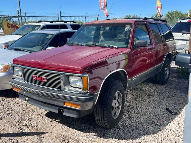 TITLE - 1992 GMC S15 UTILITY - Peak Auto Auctions