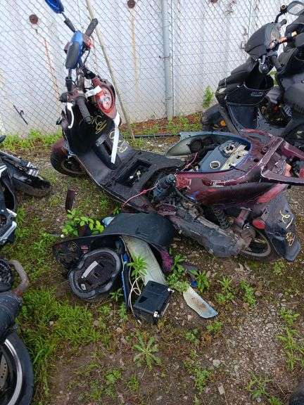 DERELICT PARTS ONLY - 2012 ZHEJIANG JMSTAR SHENKE MOTORCYCLE CO YY50QT ...