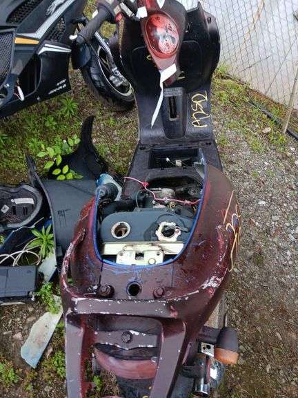 DERELICT PARTS ONLY - 2012 ZHEJIANG JMSTAR SHENKE MOTORCYCLE CO YY50QT ...