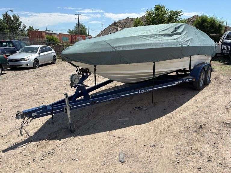1997 PRESTIGE BOAT TRAILER W/MARIAH BOAT - Peak Auto Auctions