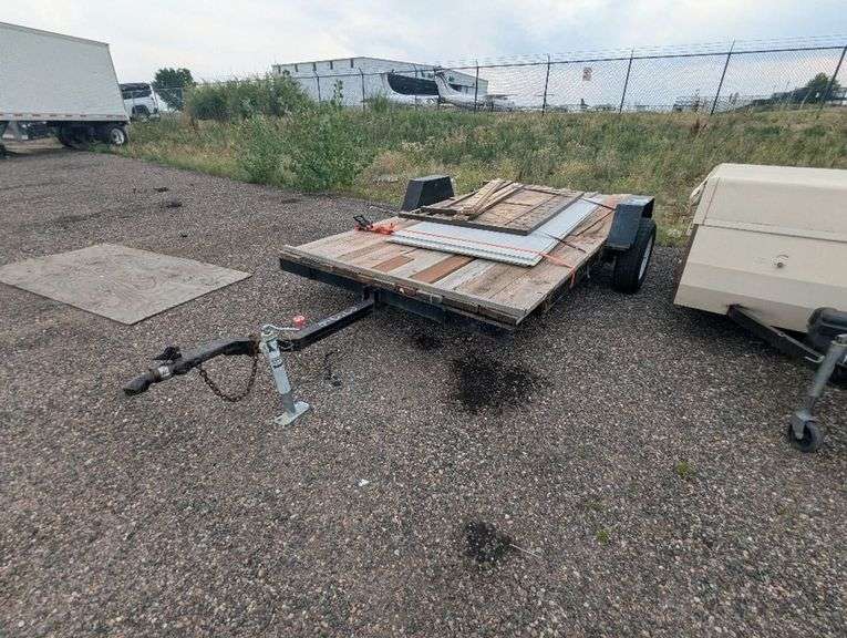 2000 HOMEMADE SINGLE AXLE UTILITY TRAILER - Peak Auto Auctions