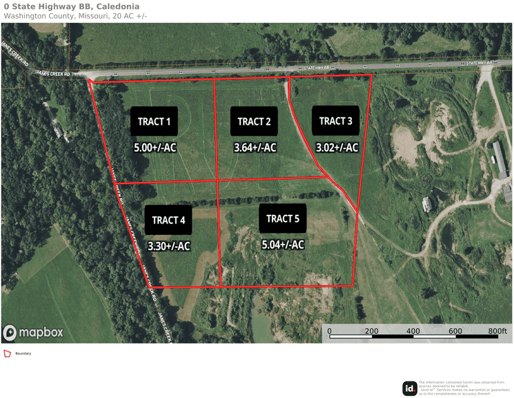 STATE HWY BB, CALEDONIA | WASHINGTON COUNTY MO 20± (5 TRACTS) - Premier ...