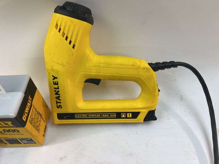 Stanley Electric Staple Gun - Peterson Land & Auction LLC
