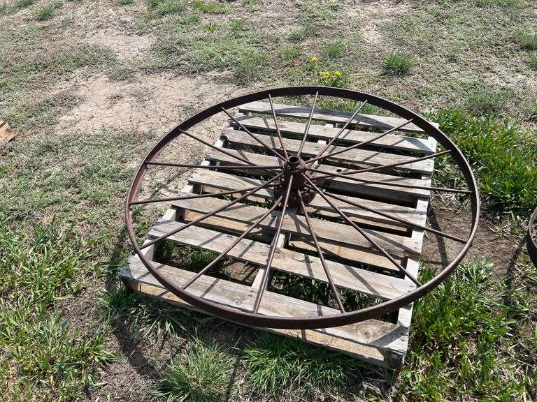 54” Steel Wheel - Peterson Land & Auction LLC