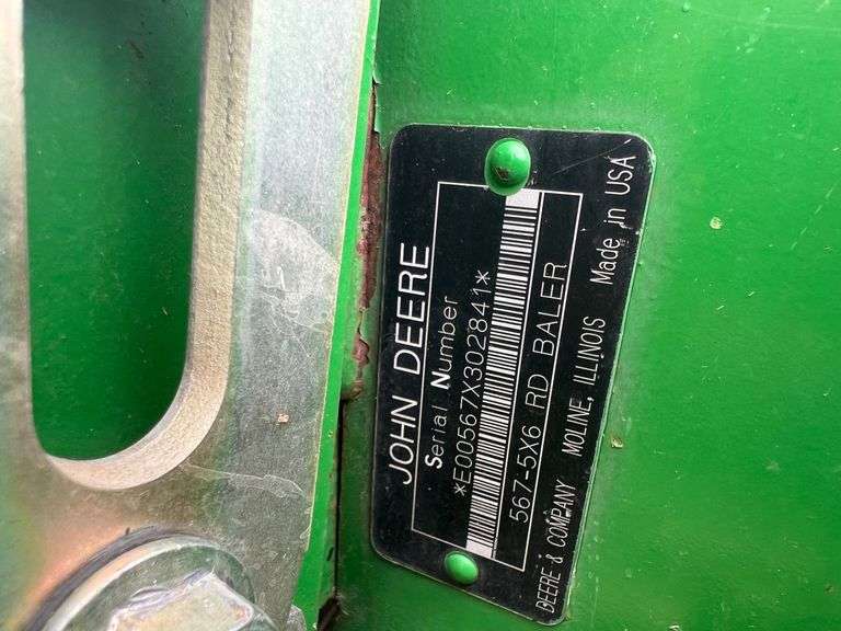 2004 John Deere 567 Round Baler - Peterson Land & Auction LLC