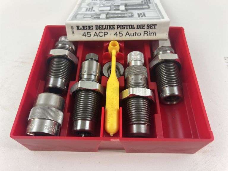 Lee 45ACP-45 Auto Rim Pistol Die Set - Peterson Land & Auction LLC