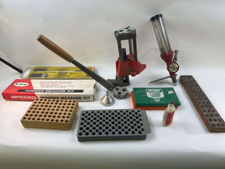 Lg Tote Reloading Supplies + Cleaning Kit - Peterson Land & Auction LLC