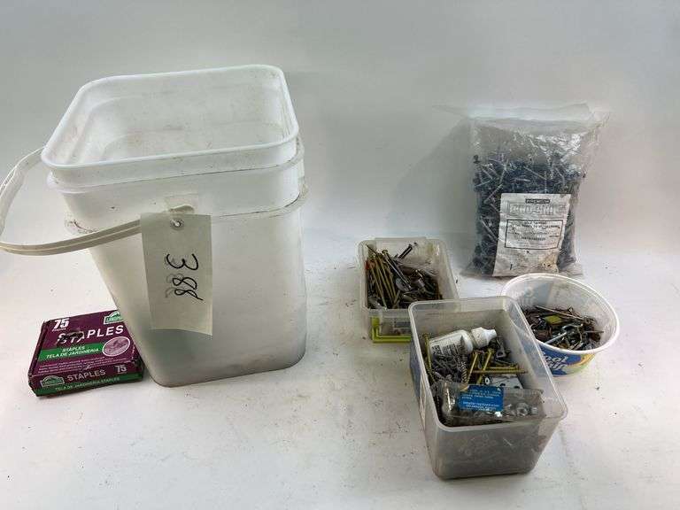 Pole Barn Screws + Additional Fasteners - Peterson Land & Auction LLC