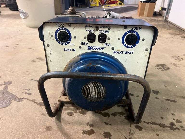 Winco 3500W Generator - Peterson Land & Auction LLC