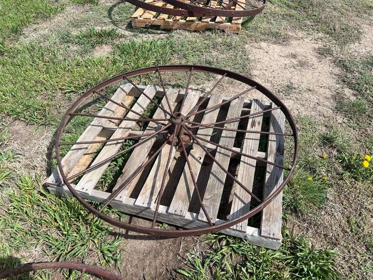 54” Steel Wheel - Peterson Land & Auction LLC