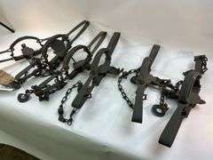 (6) No. 4 Long-Spring Traps - Laminated, Base Plated - Peterson Land ...