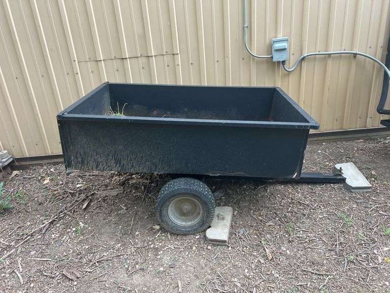 Metal Lawn Cart - Peterson Land & Auction LLC