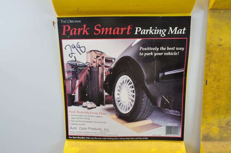(2) Parking Mats & Wall Stop - Peterson Land & Auction LLC