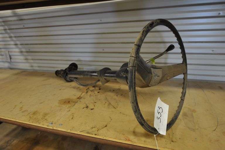 1971 Chevy Pickup Steering Column - Peterson Land & Auction LLC