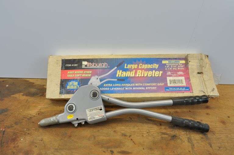 Pittsburgh Hand Riveter - Peterson Land & Auction LLC