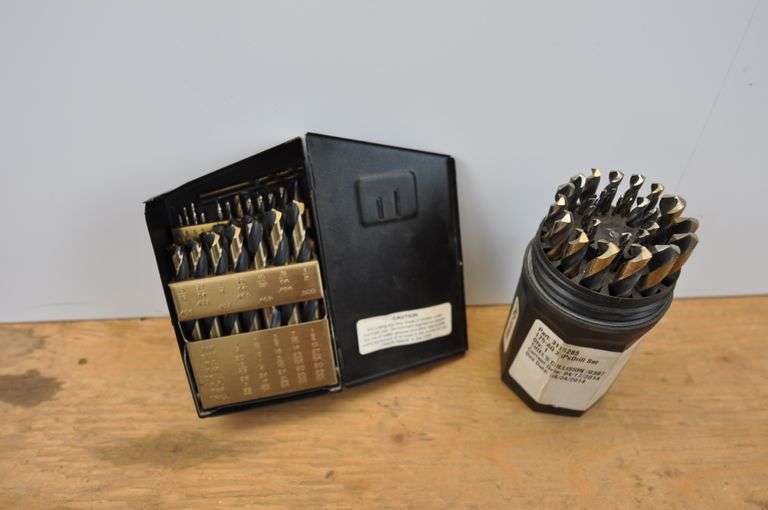 (2) Drill Bit Sets - Peterson Land & Auction LLC