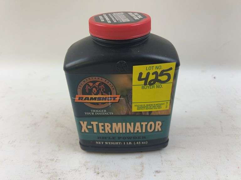 X-Terminator Rifle Powder - Peterson Land & Auction LLC