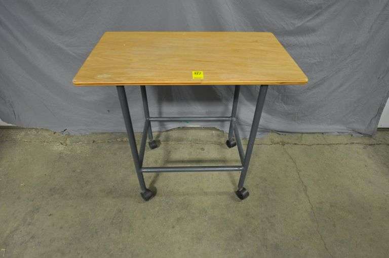 Rolling Utility Table - Peterson Land & Auction LLC
