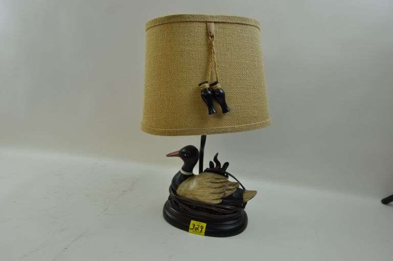 Mallard Duck Table Lamp - Peterson Land & Auction LLC
