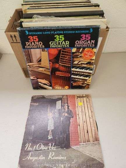 Box of Assorted Records - Prime Time Auctions, Inc.
