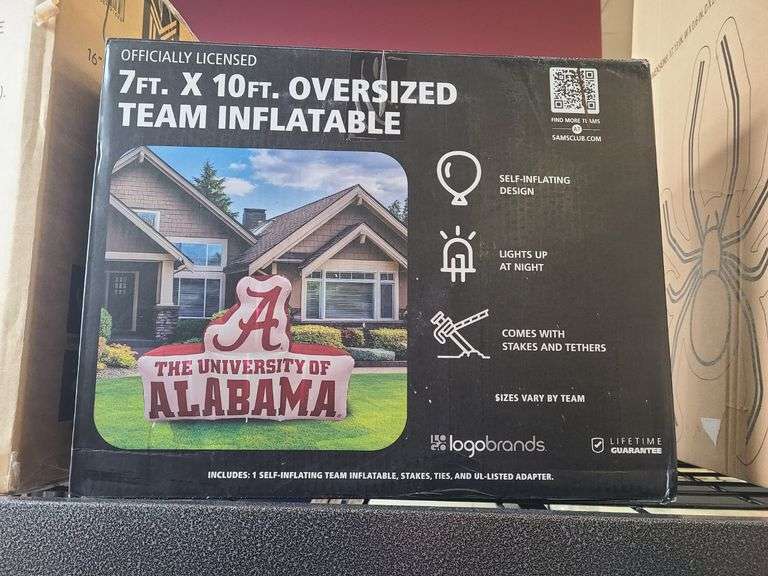*Logo Brands Alabama Crimson Tide Pre-Lit 7’x10’ Team Inflatable ...