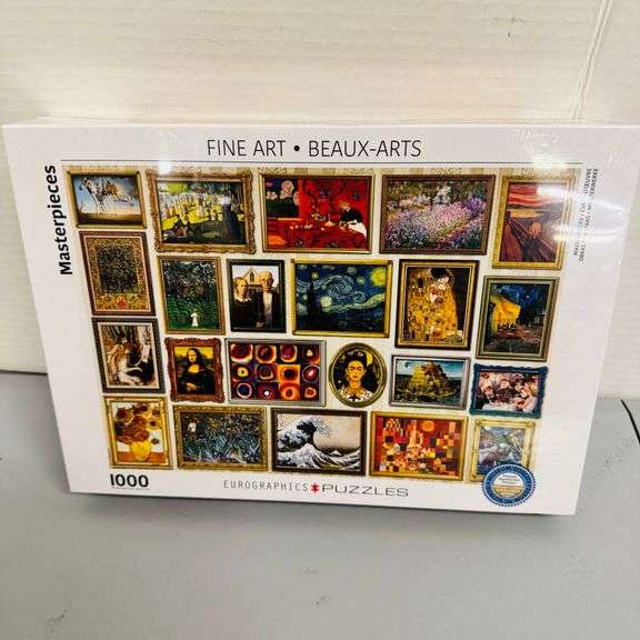 1) Eurographics Puzzles Masterpieces - Prime Time Auctions, Inc.