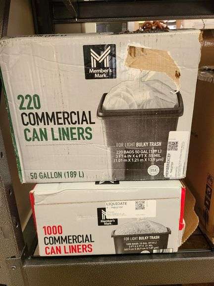 2) Commercial Can Liners - Prime Time Auctions, Inc.