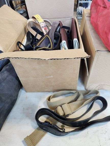 Contents of Box (Belts and Straps) - Prime Time Auctions, Inc.