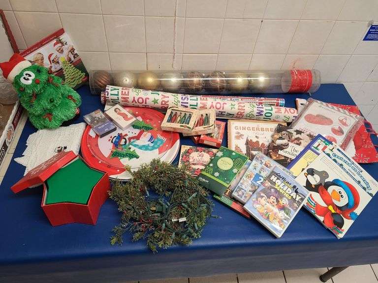 Christmas Bulbs, Wrapping Paper, DVDs, Books, Boxes, Plates - Prime ...