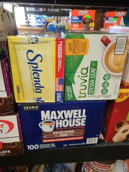 Splenda Sweetener, Maxwell House Coffee K-Cups, Truvia Stevia Sweetener ...