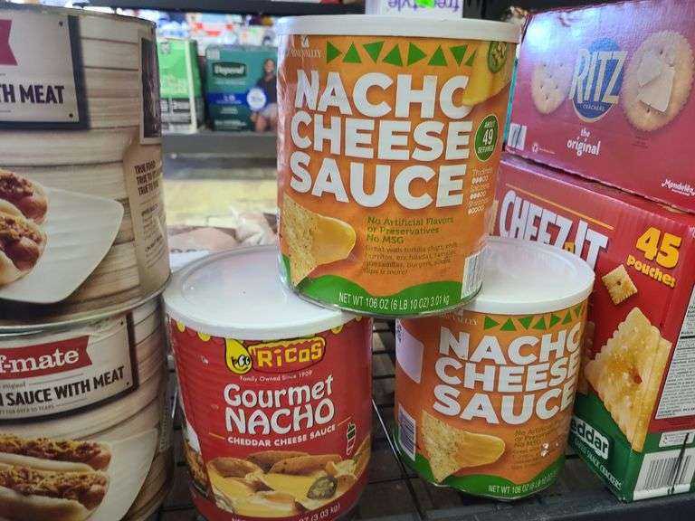 2) Nacho Cheese Sauce, Rio's Cheddar Cheese Sauce - Prime Time Auctions ...