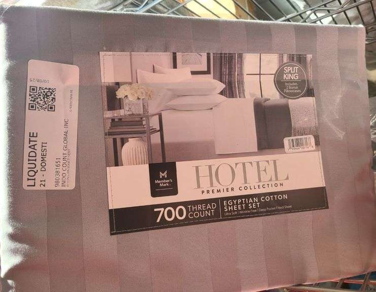 Hotel Collection Split King Sheet Set - Prime Time Auctions, Inc.