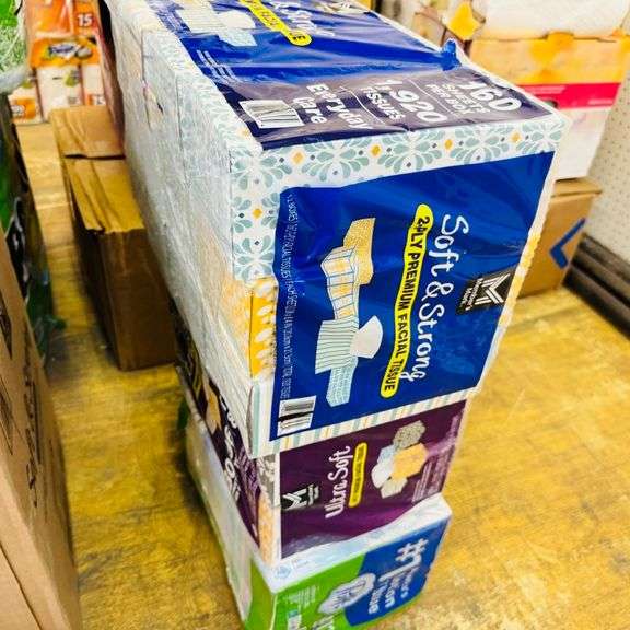 1) Soft and Strong Premium Facial Tissue 1) Ultra Soft Premium Facial ...