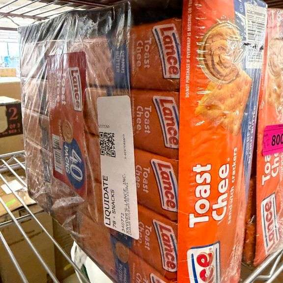 2) Lance Toast Cheese Sandwich Crackers - Prime Time Auctions, Inc.