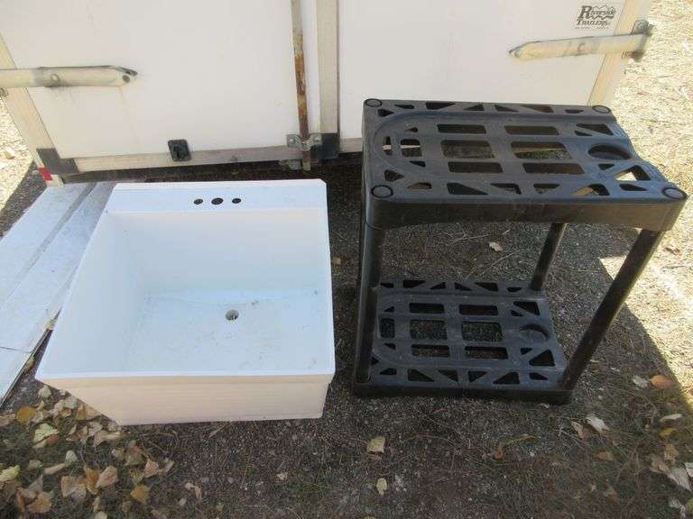 Utility Sink, Shelf - Prime Time Auctions, Inc.