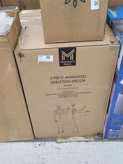 Animated Skeleton Decor 2 Piece - Prime Time Auctions, Inc.