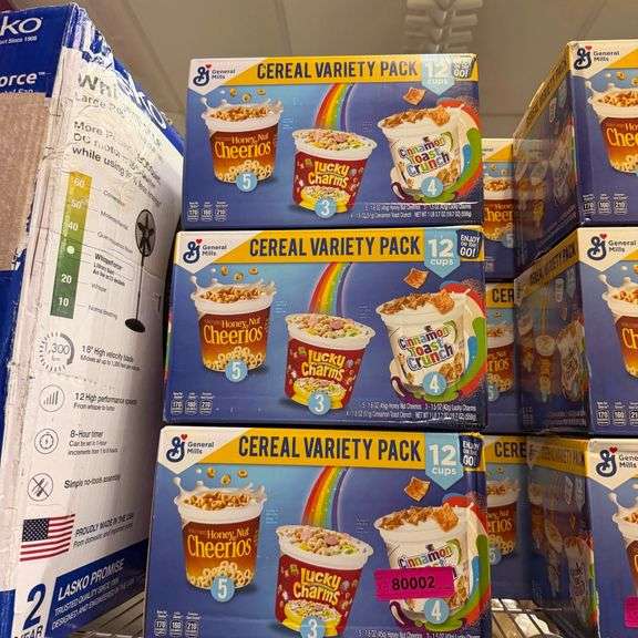 3) General Mills Cereal Variety Pack - Prime Time Auctions, Inc.