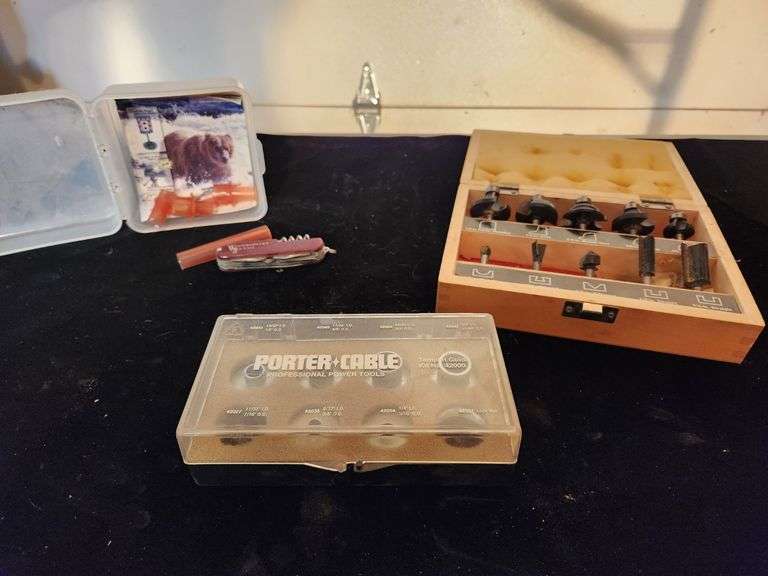 Porter-Cables Router Template Guide Kits, Craftsman Router Bit Set, and ...