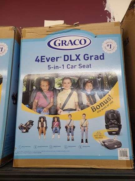 Graco 4Ever DLX Grad 5-In-1 Car seat - Prime Time Auctions, Inc.